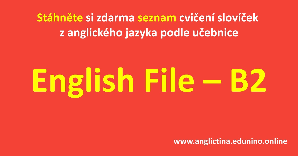 Seznam cvičení | EDUnino