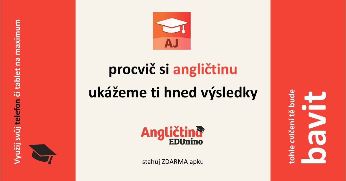 Angličtina - žák, student | EDUnino